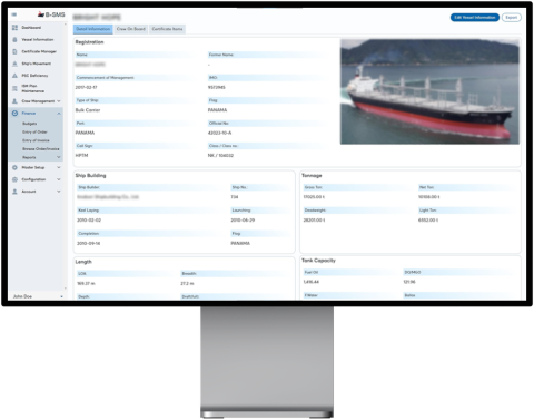 Vessel Information | B-SMS